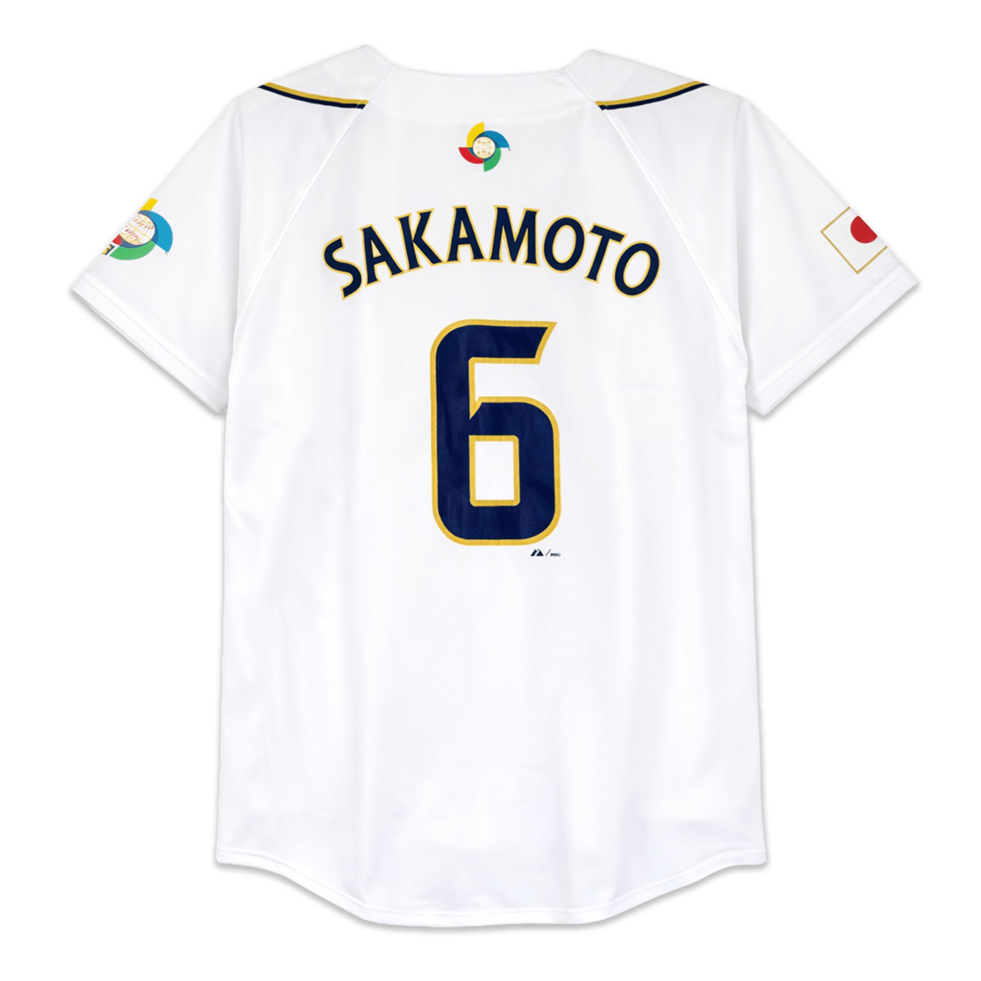 Majestic Japan WBC 2013 World Baseball Classic Hayato Sakamoto Jersey ...