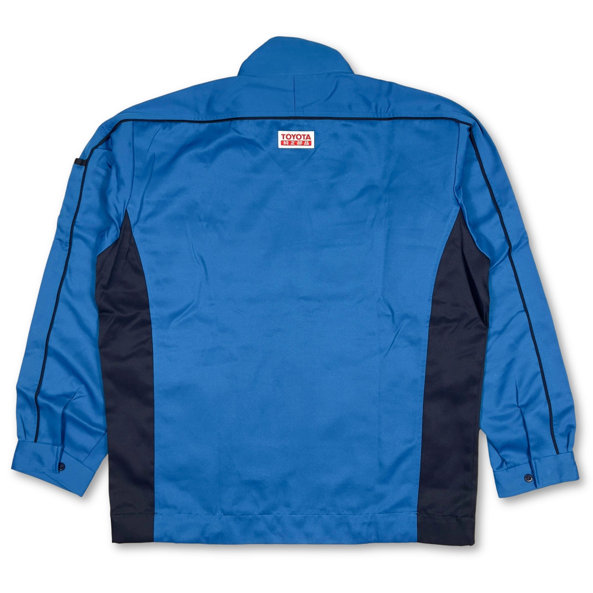 New Genuine Retro Japan JDM Toyota Genuine Parts Work Jacket Blue ...