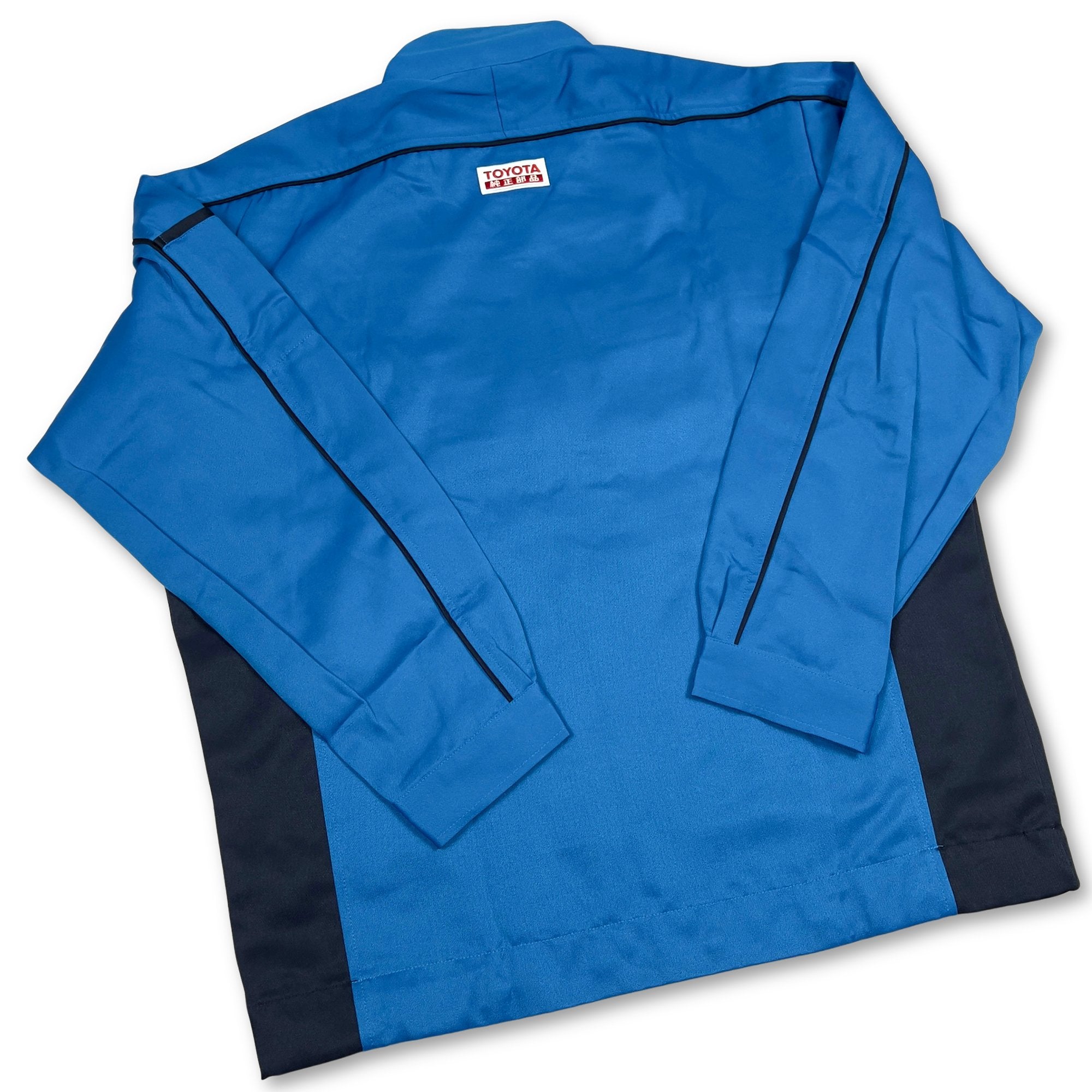 New Genuine Retro Japan JDM Toyota Genuine Parts Work Jacket Blue ...