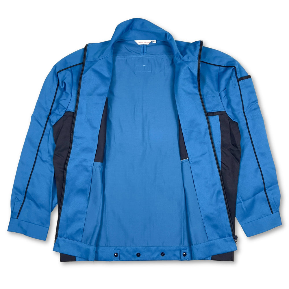New Genuine Retro Japan JDM Toyota Genuine Parts Work Jacket Blue ...