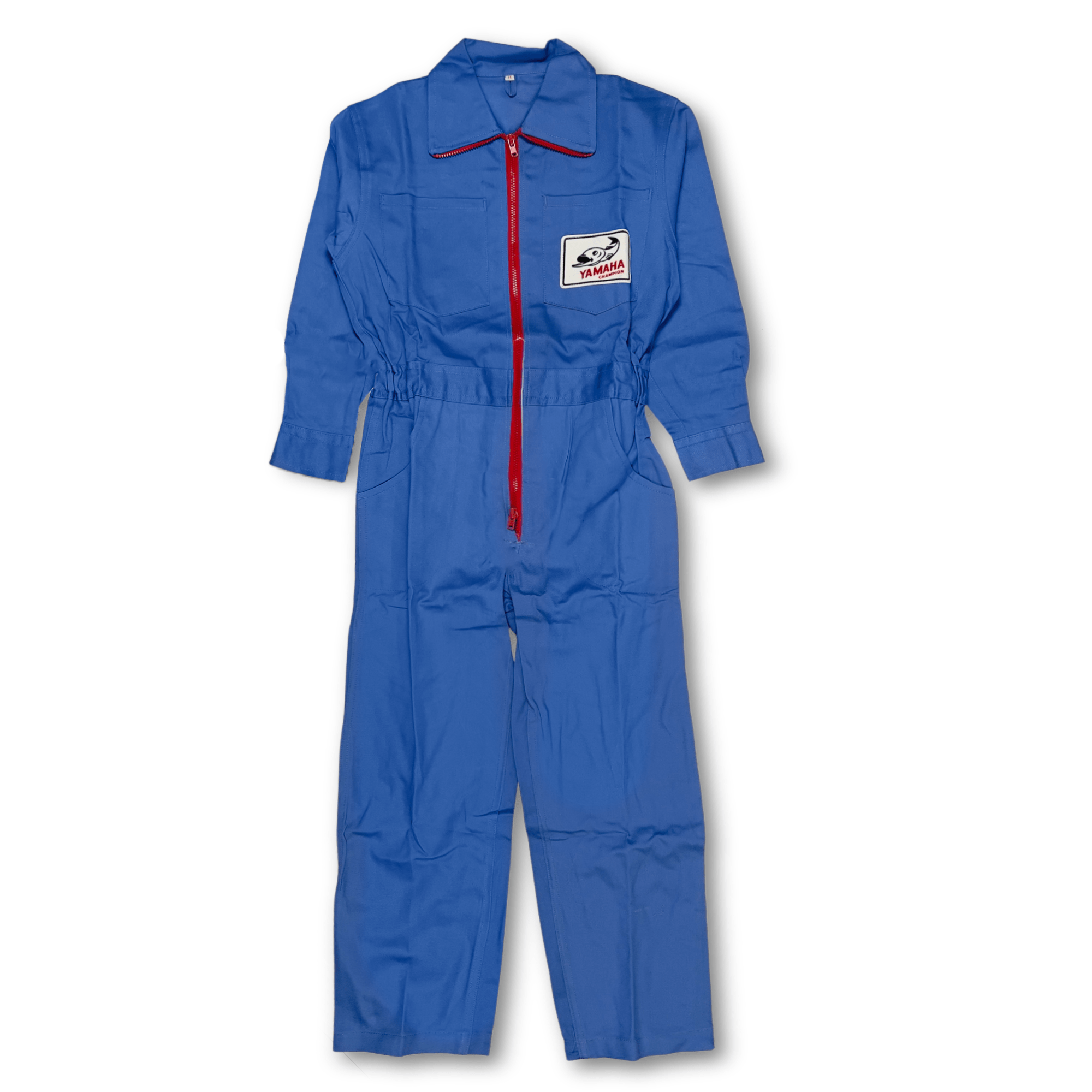 New Showa 1970s JDM Japan Yamaha Champion Tsunagi Coveralls Blue ...