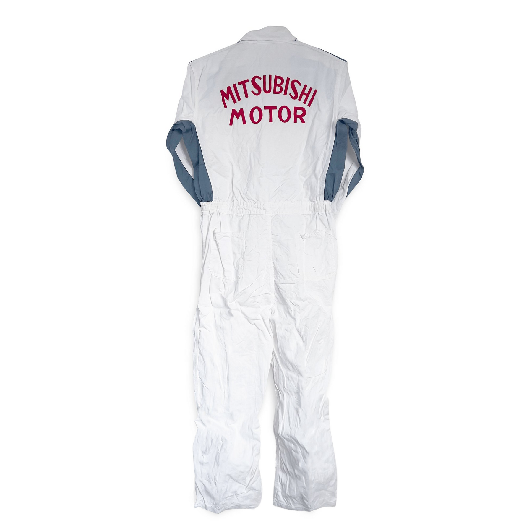 New Vintage JDM Japan Showa Mitsubishi Motors Coveralls Tsunagi White ...