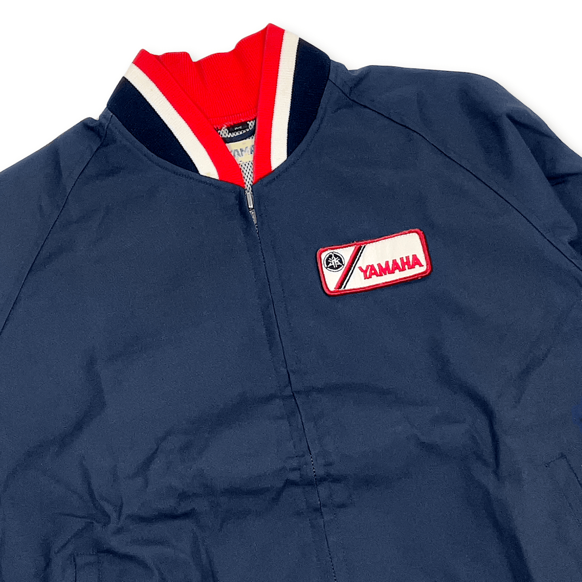 Retro 1970s Showa Era JDM Japan Yamaha Racing Pit Crew Jacket Blue ...