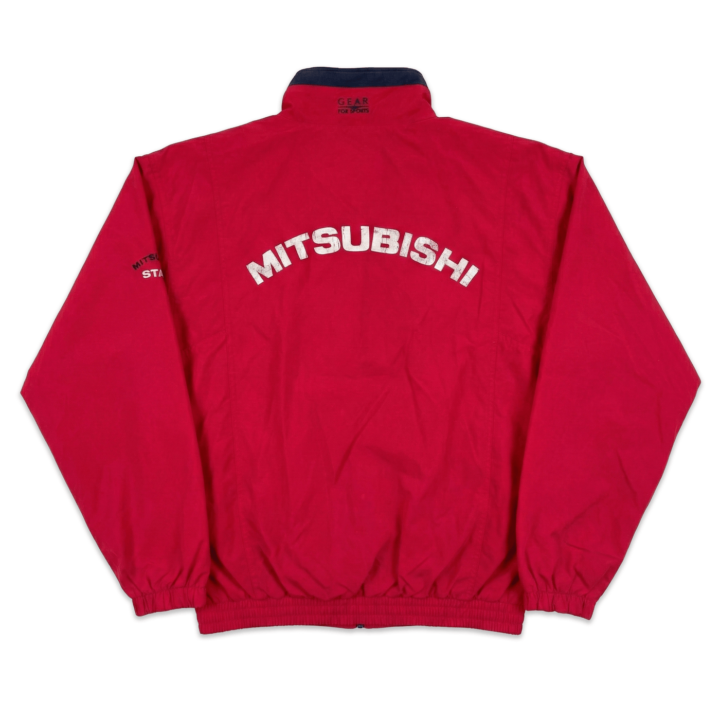 Retro JDM Japan Mitsubishi Motors Staff Employee Jacket Red – Sugoi JDM