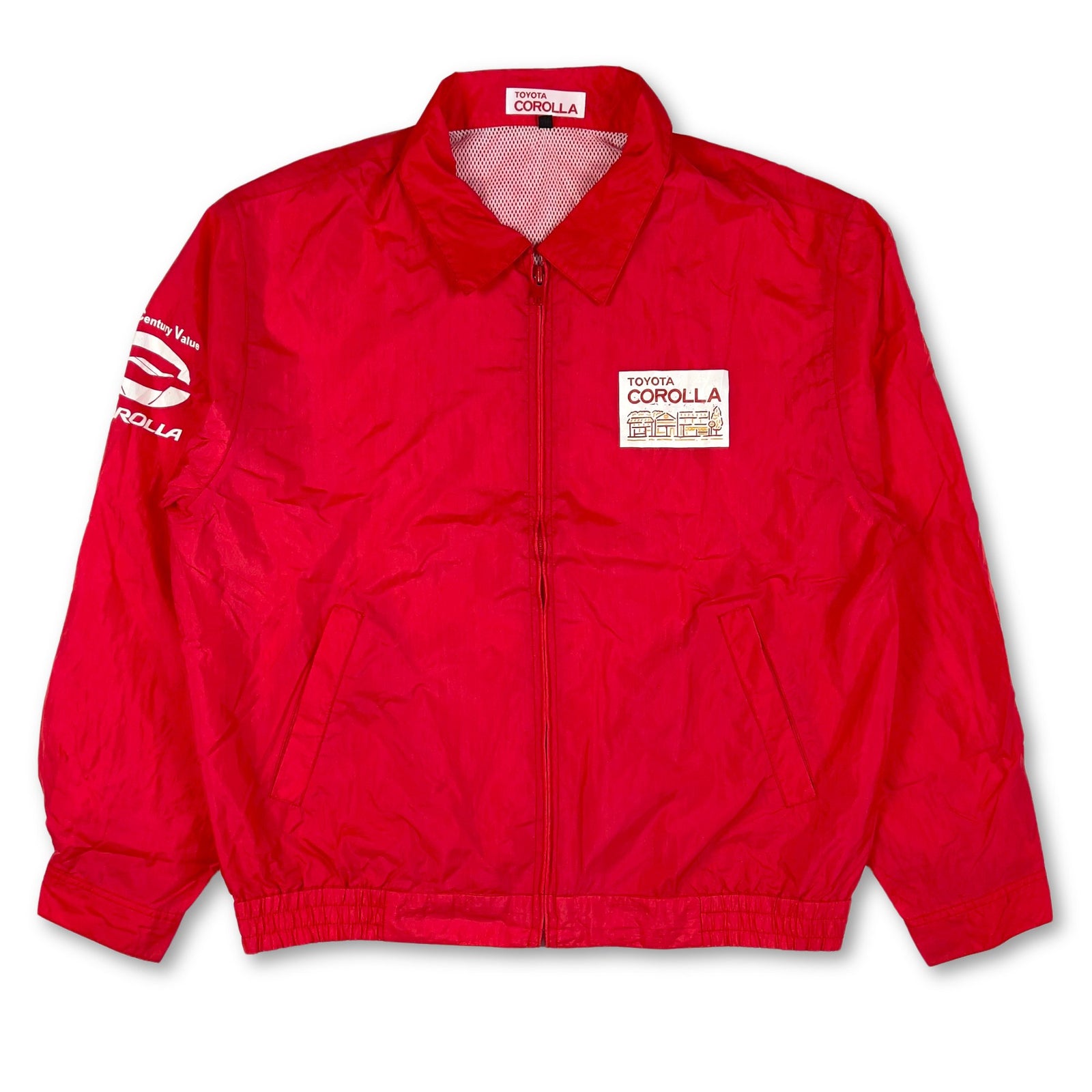 Retro Japan JDM Toyota Corolla Uniform Windbreaker Jacket Red – Sugoi JDM