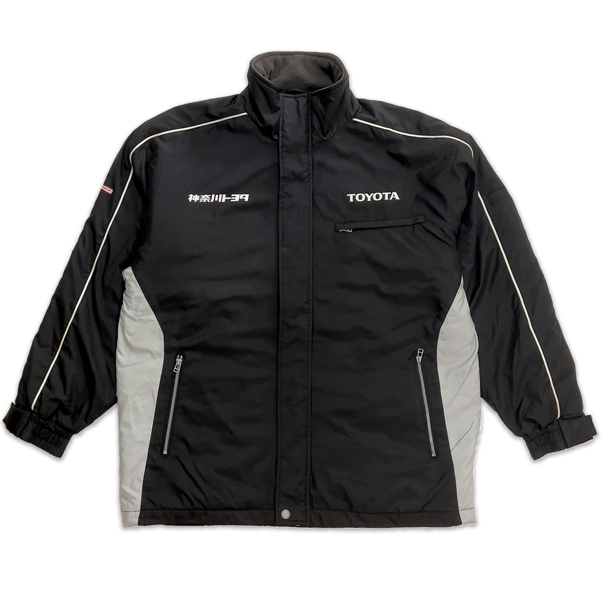 Retro Japan JDM Toyota Tecno Mechanics Uniform Winter Jacket Black ...