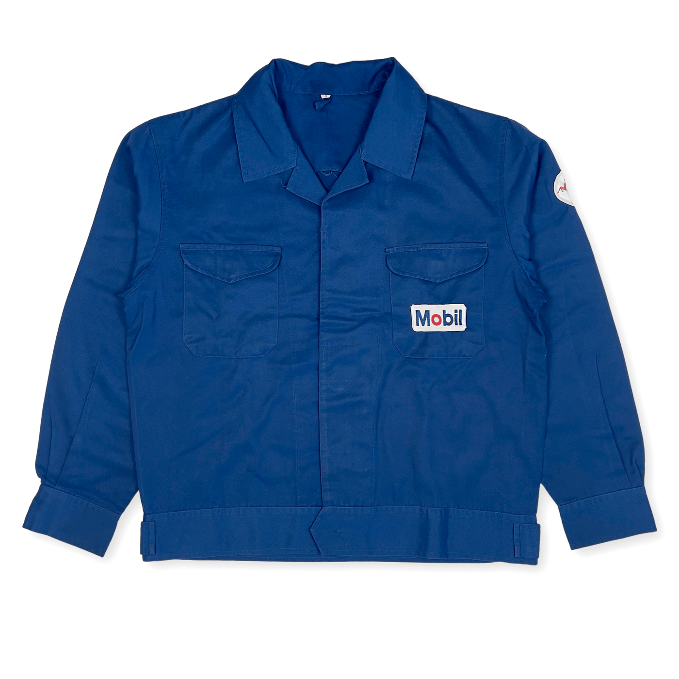 Vintage Showa Era JDM Japan Exxon Mobile Mechanic Staff Jacket Blue ...