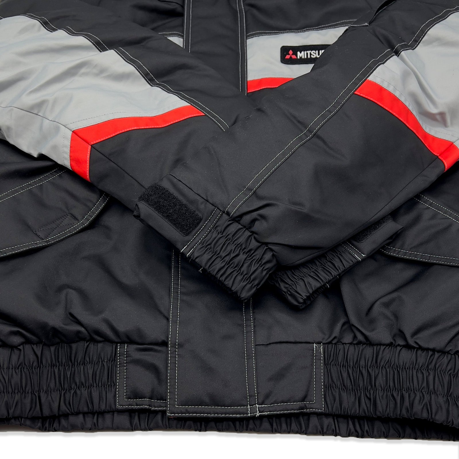 Genuine Japan JDM Mitsubishi Motors Service Staff Mechanic Jacket Black ...