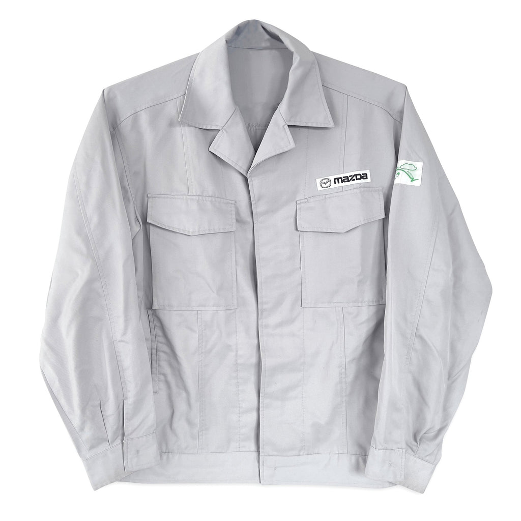 Genuine Retro JDM Japan Mazda Technician Mechanic Staff Jacket Gray ...