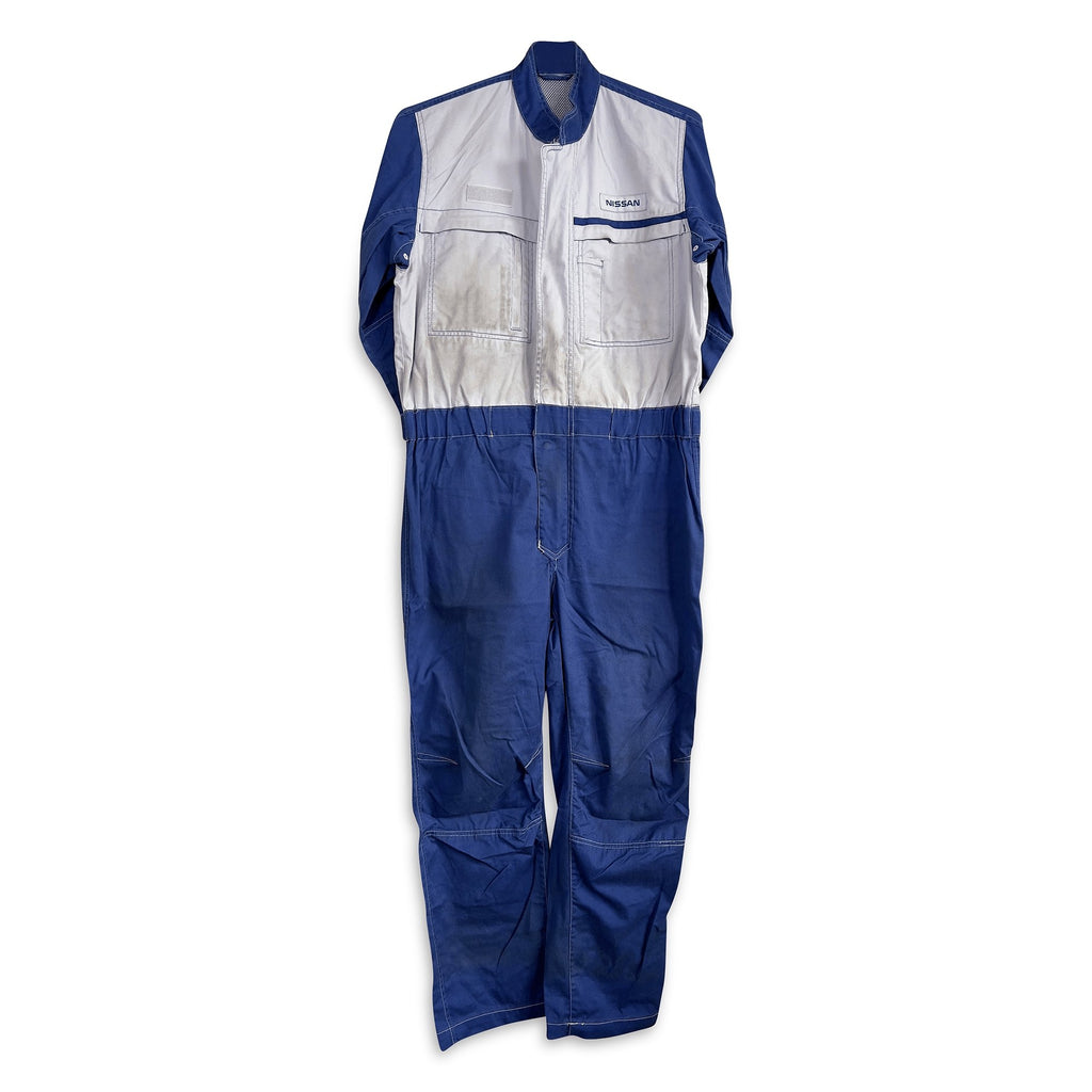 Genuine Retro JDM Japan Nissan Tsunagi Mechanics Coverall Blue – Sugoi JDM