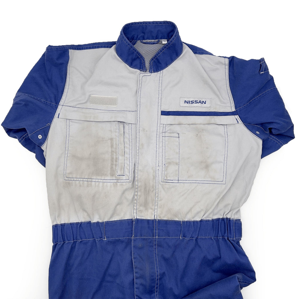 Genuine Retro JDM Japan Nissan Tsunagi Mechanics Coverall Blue – Sugoi JDM