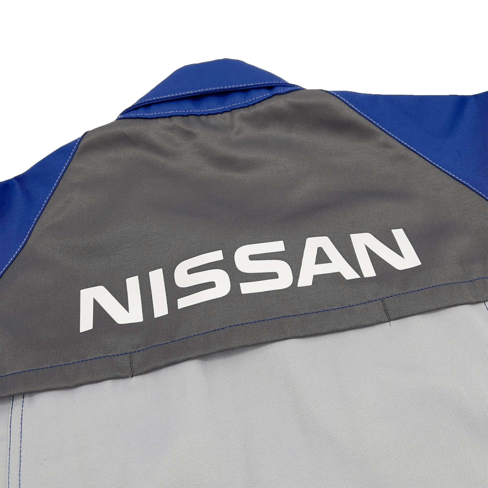 Genuine Vintage JDM Workwear Nissan Japan Mechanic Blue Jacket Coat ...
