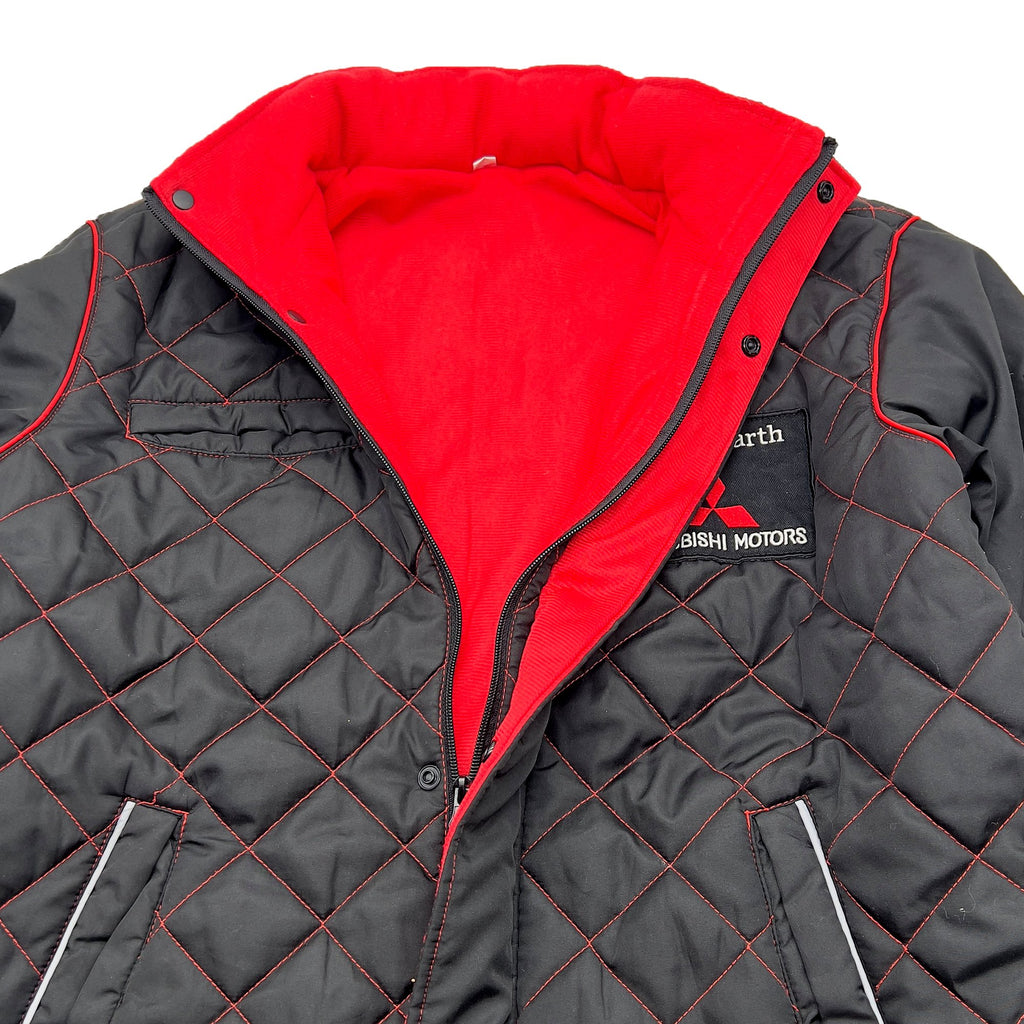 Japan JDM Mitsubishi Motors Service Staff Mechanic Hooded Jacket Black ...