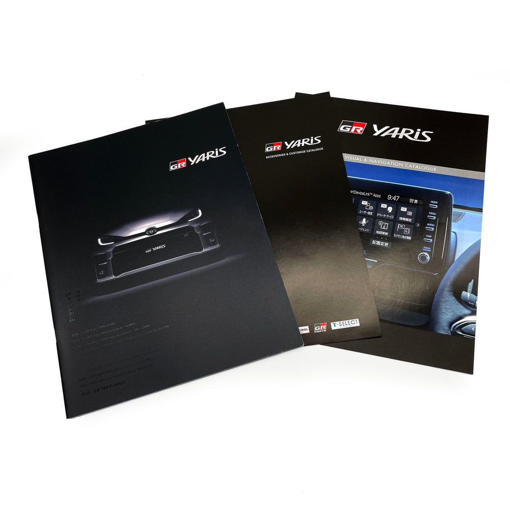 New JDM Japan Toyota GR Yaris Manufacturer Catalog Brochure Set – Sugoi JDM