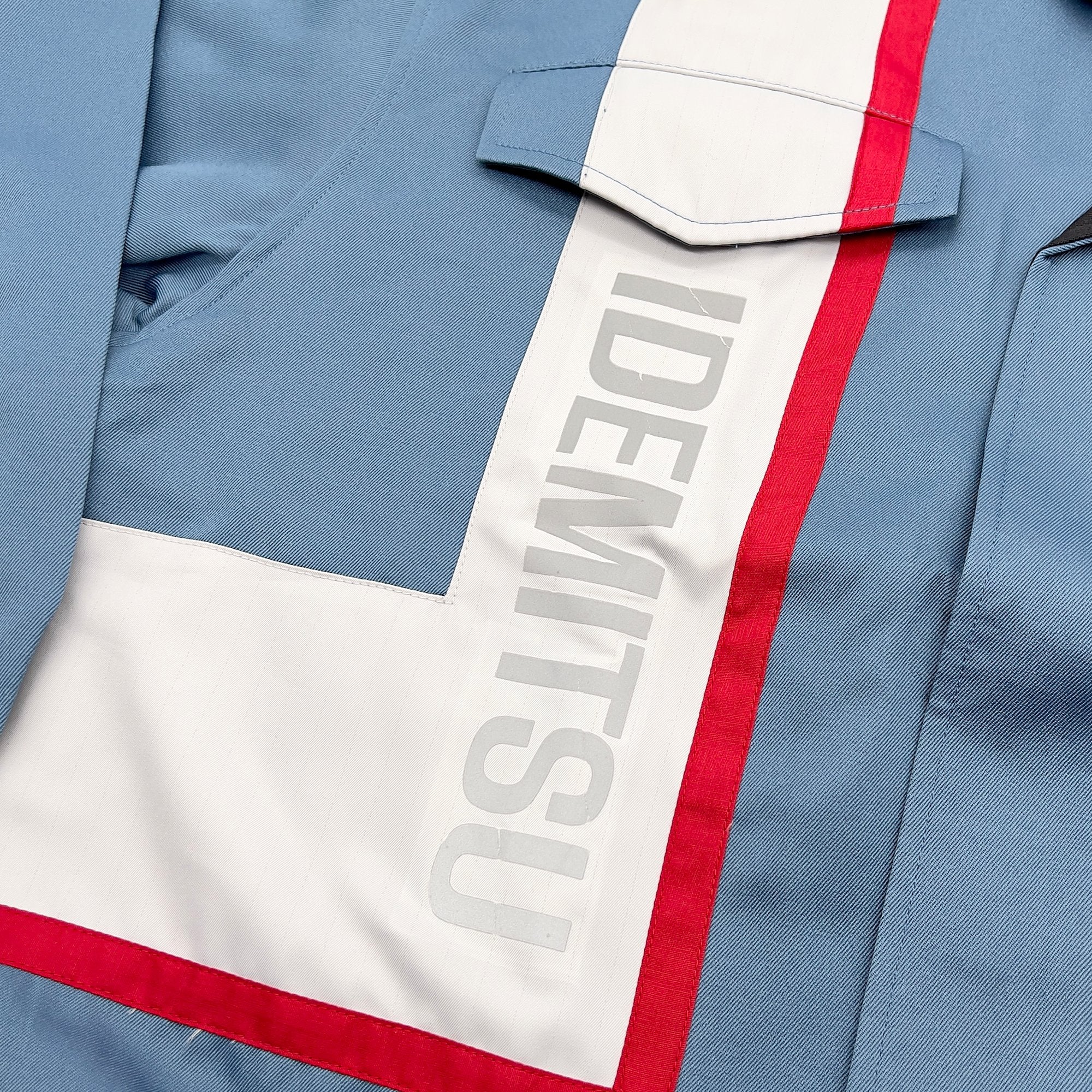 New JDM Retro Japan Idemitsu Gas Station Mechanic Bomber Jacket Blue ...