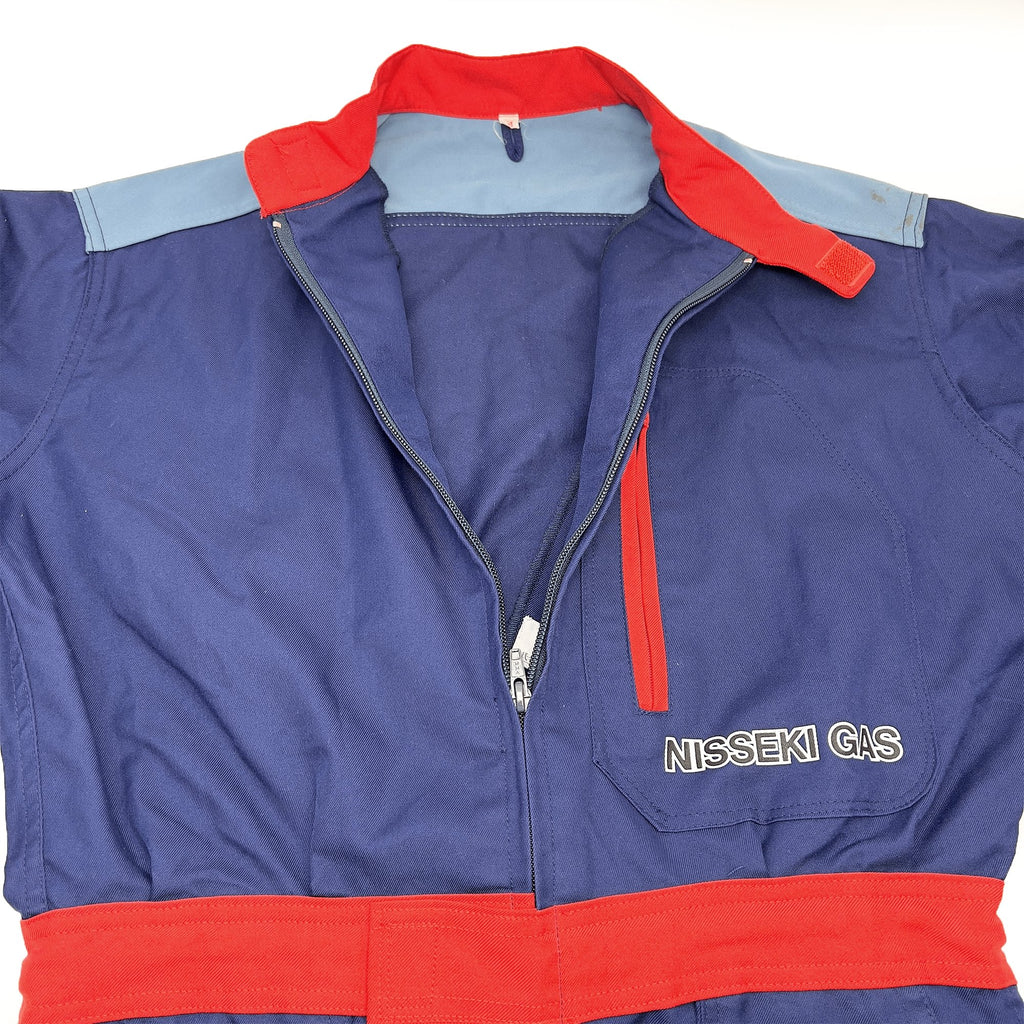 New Retro JDM Japan Nisseki Auto Mechanic Jumpsuit Coveralls Tsunagi ...
