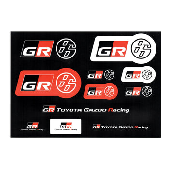 Official Promotional JDM Japan Toyota Gazoo Racing GR86 Sticker Pack ...