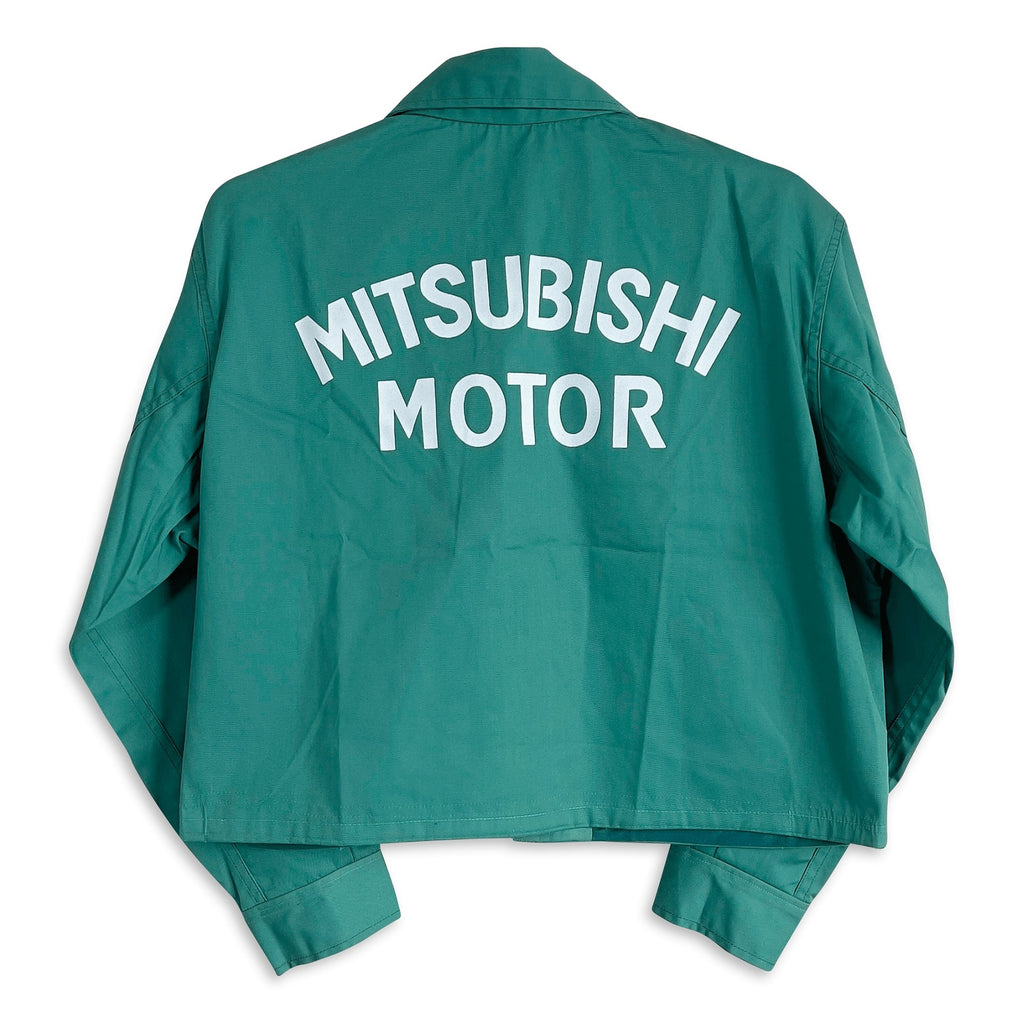 Rare Vintage Showa JDM Japan Mitsubishi Motors Short Staff Jacket Green ...