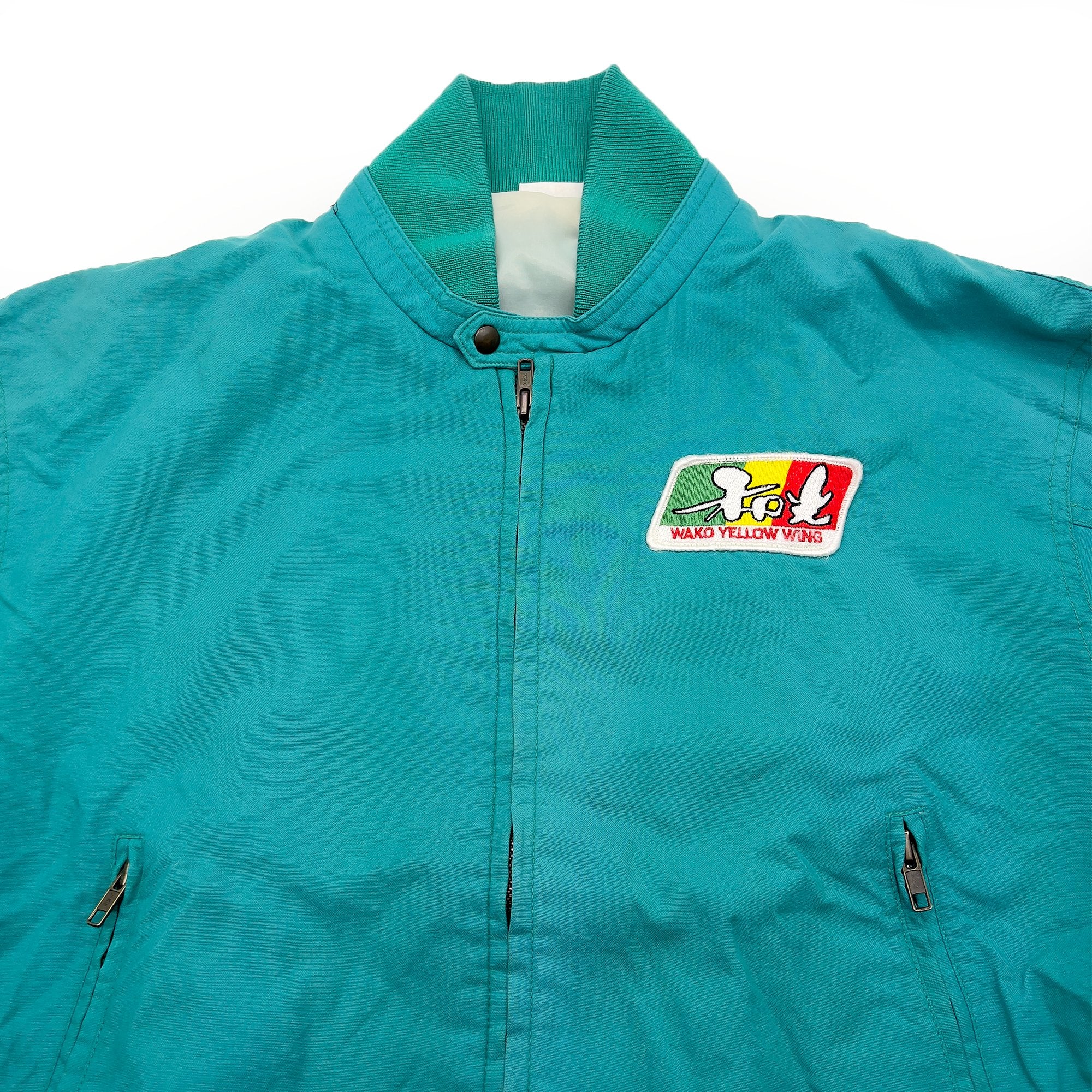 Retro 1980s Genuine JDM Japan Honda Racing Wako Yellow Wing Jacket ...