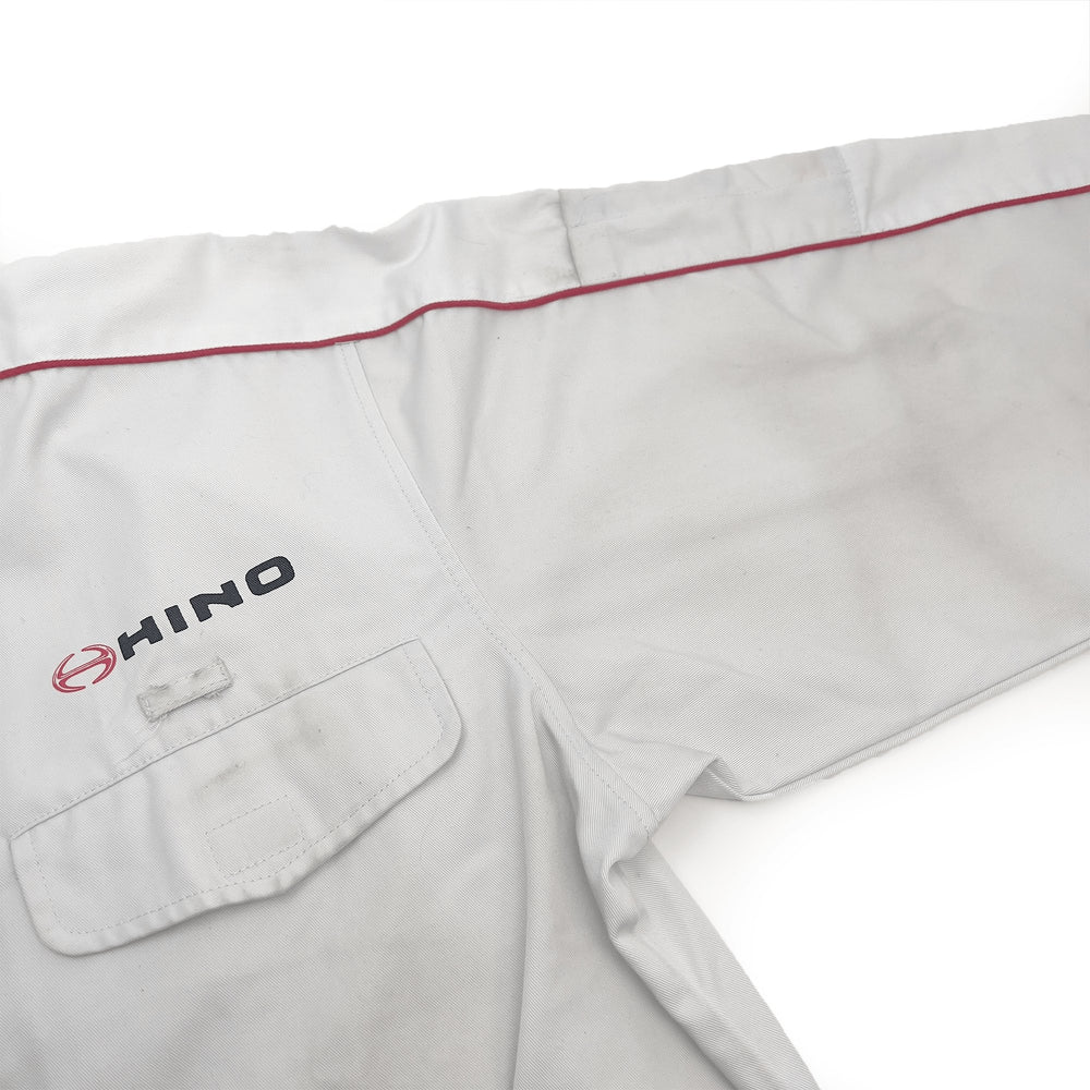 Retro Japan JDM Hino Motors Staff Uniform Jacket Light Grey – Sugoi JDM