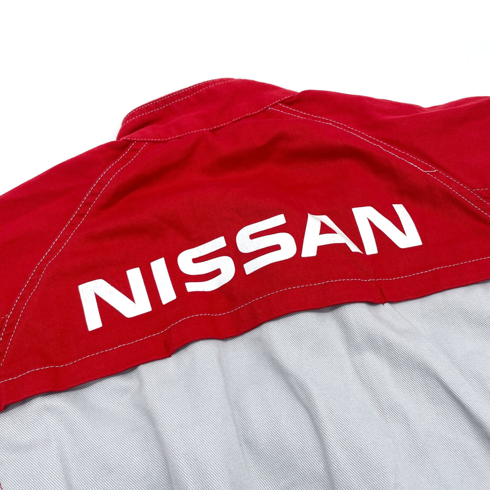Retro Japan JDM Nissan Tsunagi Mechanics Jumpsuit Coverall Uniform Red ...