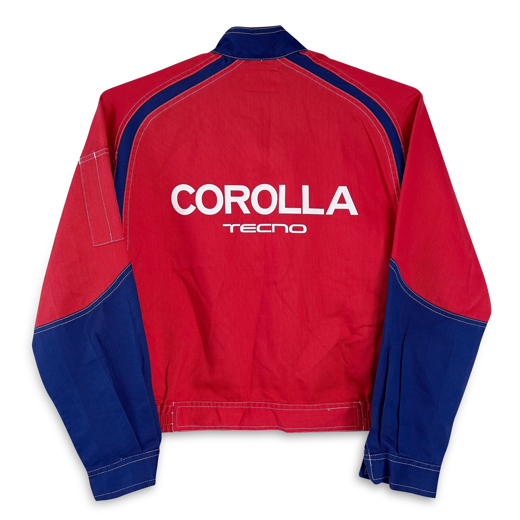 Retro Japan JDM Toyota Corolla Tecno Mechanics Uniform Jacket Red ...