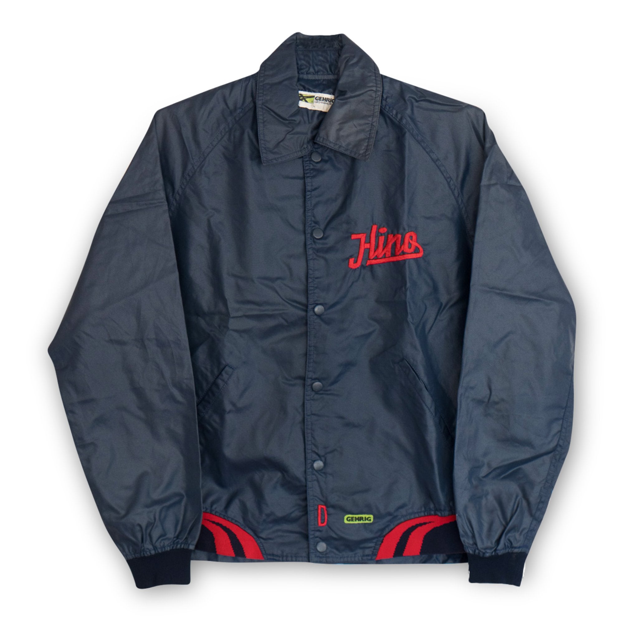 Retro Japan Showa Era JDM Hino Toyota Motors Staff Coaches Jacket Blue ...