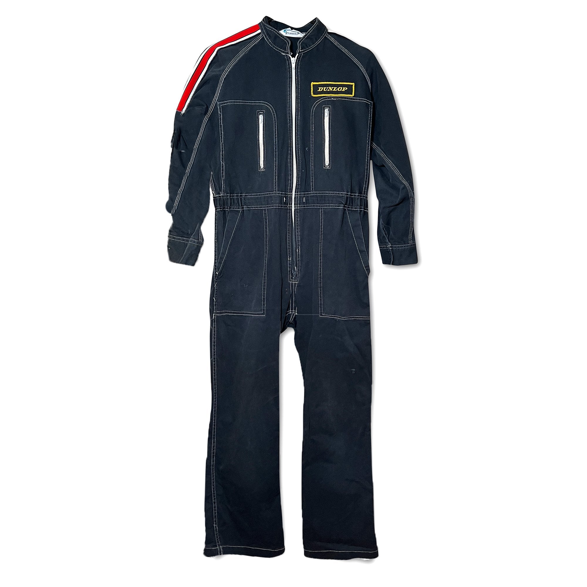 Retro JDM Dunlop Racing Jumpsuit Coveralls Tsunagi Mechanic Suite ...