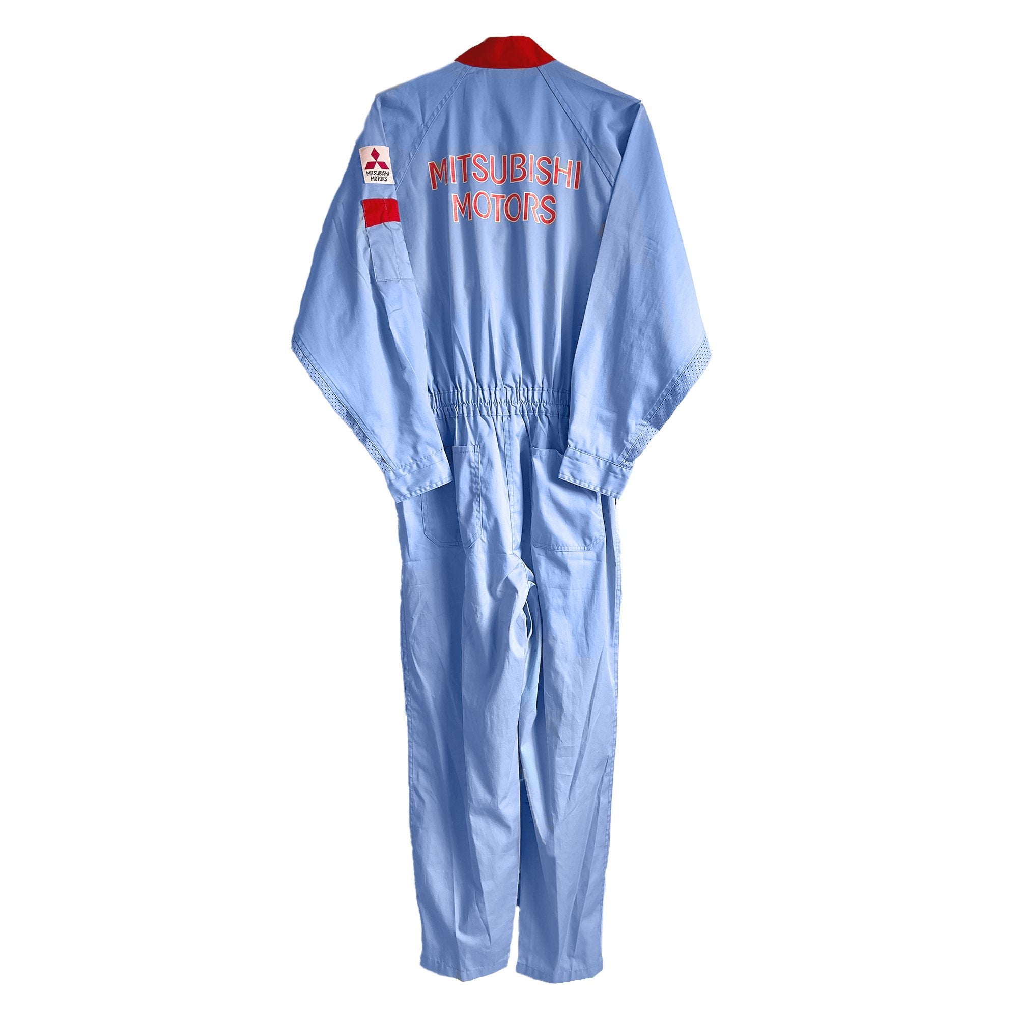 Retro JDM Japan Mitsubishi Motors Fuso Mechanic Coveralls Tsunagi Blue ...