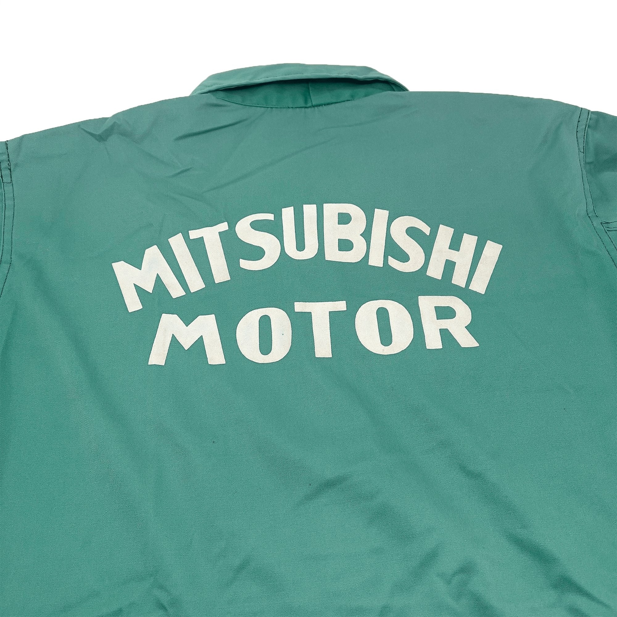 Vintage JDM Japan Showa Mitsubishi Motors Coveralls Tsunagi Green ...